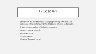Deductive databases | PPTX