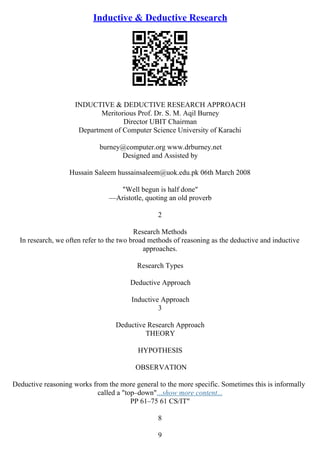 Deductive Essay Topics | PDF | Educational Assessment | Education