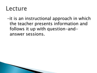 Deductive instructional approaches | PPT