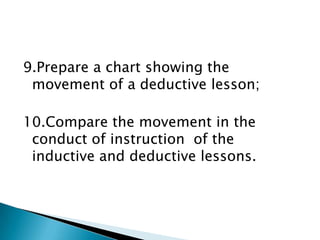 Deductive instructional approaches | PPT