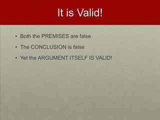 Deductive logic | PPT