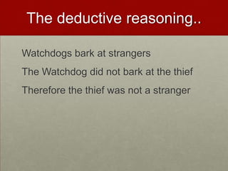 Deductive logic | PPT