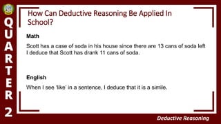 Deductive reasoning | PPTX