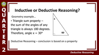 Deductive reasoning | PPTX