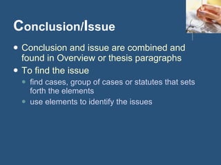 Deductive reasoning and irac | PPT
