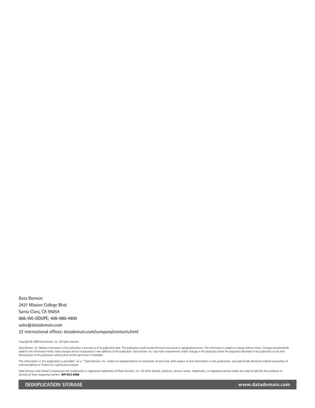 Data Domain Architecture | PDF | Databases | Computer Software and Applications