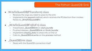 Deduplicating and analysing time-series data with Apache Beam and QuestDB | PDF | Databases ...