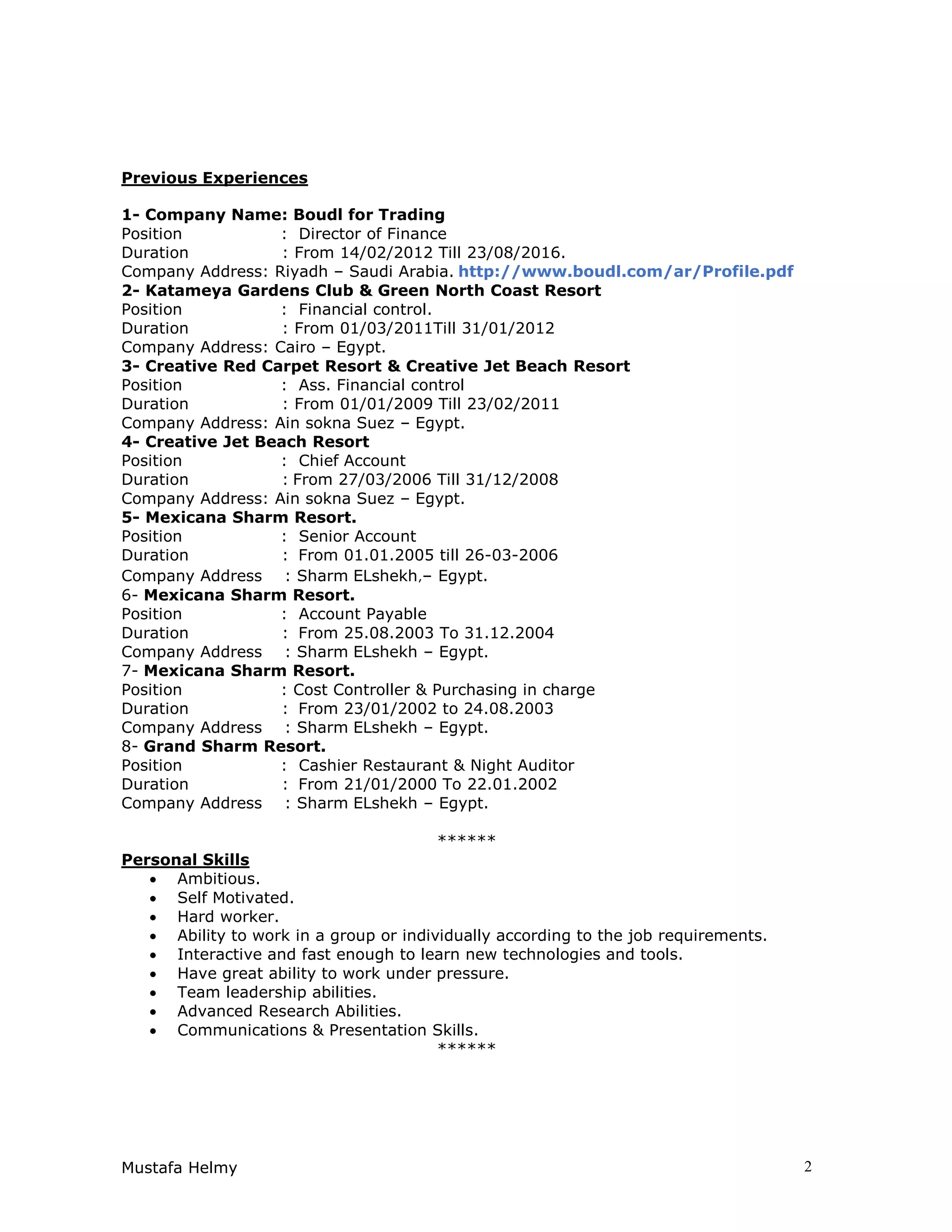 English CV | PDF