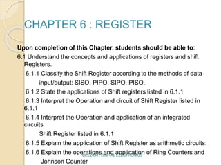 Dee2034 chapter 6 register | PPSX