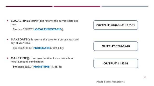 DEE 431 Introduction to MySql Slide 6 | PPT