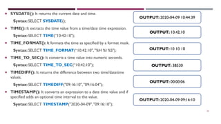DEE 431 Introduction to MySql Slide 6 | PPT