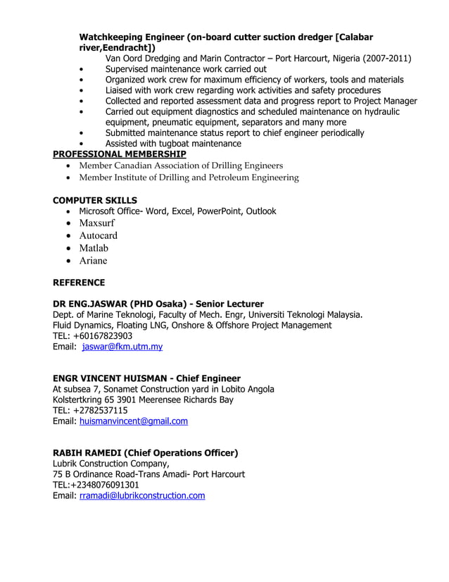 PATRICK BAYO-PHILIP CV | PDF