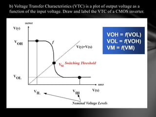 Dee 6113 CMOS IC DESIGN (Chapter 3 ~ CMOS inverter) | PPTX