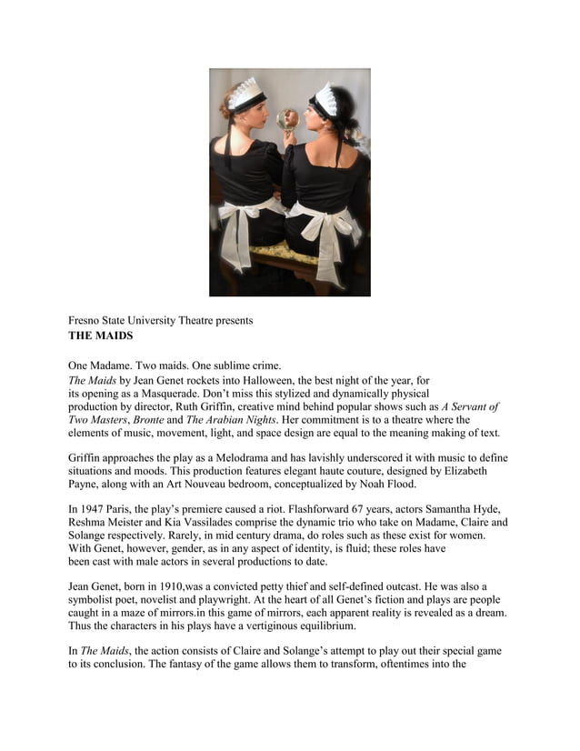 The Maids PR | PDF