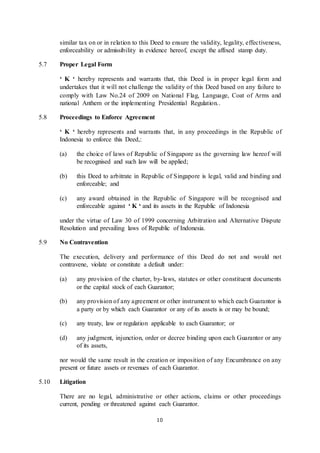 Form of Deed Guarantee | DOCX