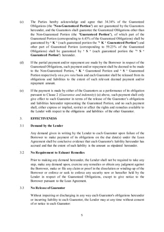 Form of Deed Guarantee | DOCX