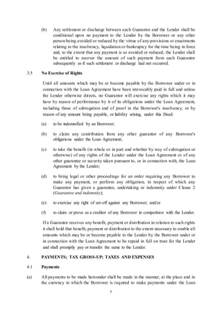Form of Deed Guarantee | DOCX