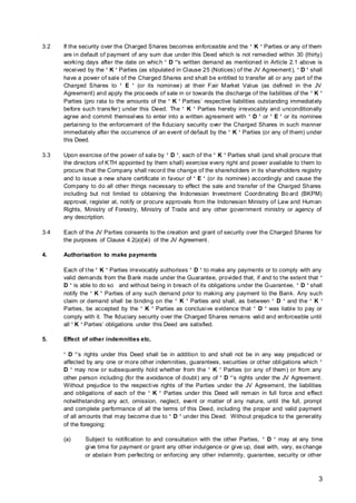 Deed of Counter Indemnity (Purchase this doc, Text: 08118887270 ...