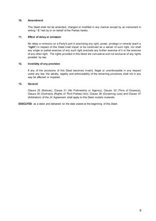 Deed of Counter Indemnity (Purchase this doc, Text: 08118887270 ...