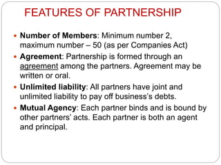 Partnerhip, Partnership Deed, Provisions in absence of deed | PPTX