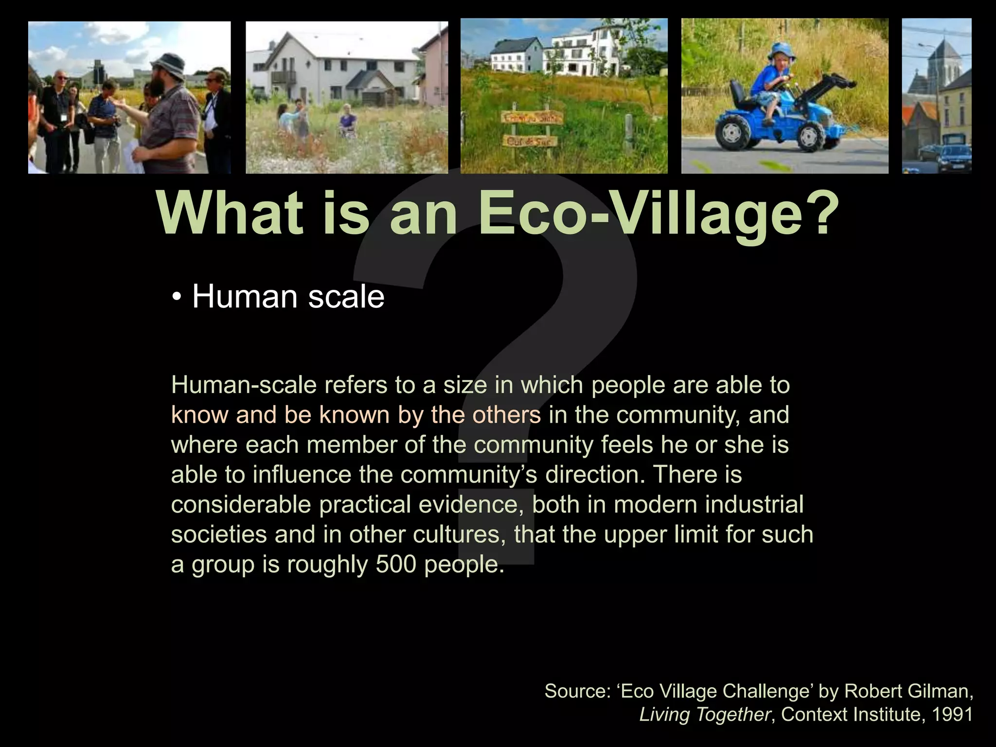 Cloughjordan Eco-Village: A Model for Sustainability and Resilience | PPTX