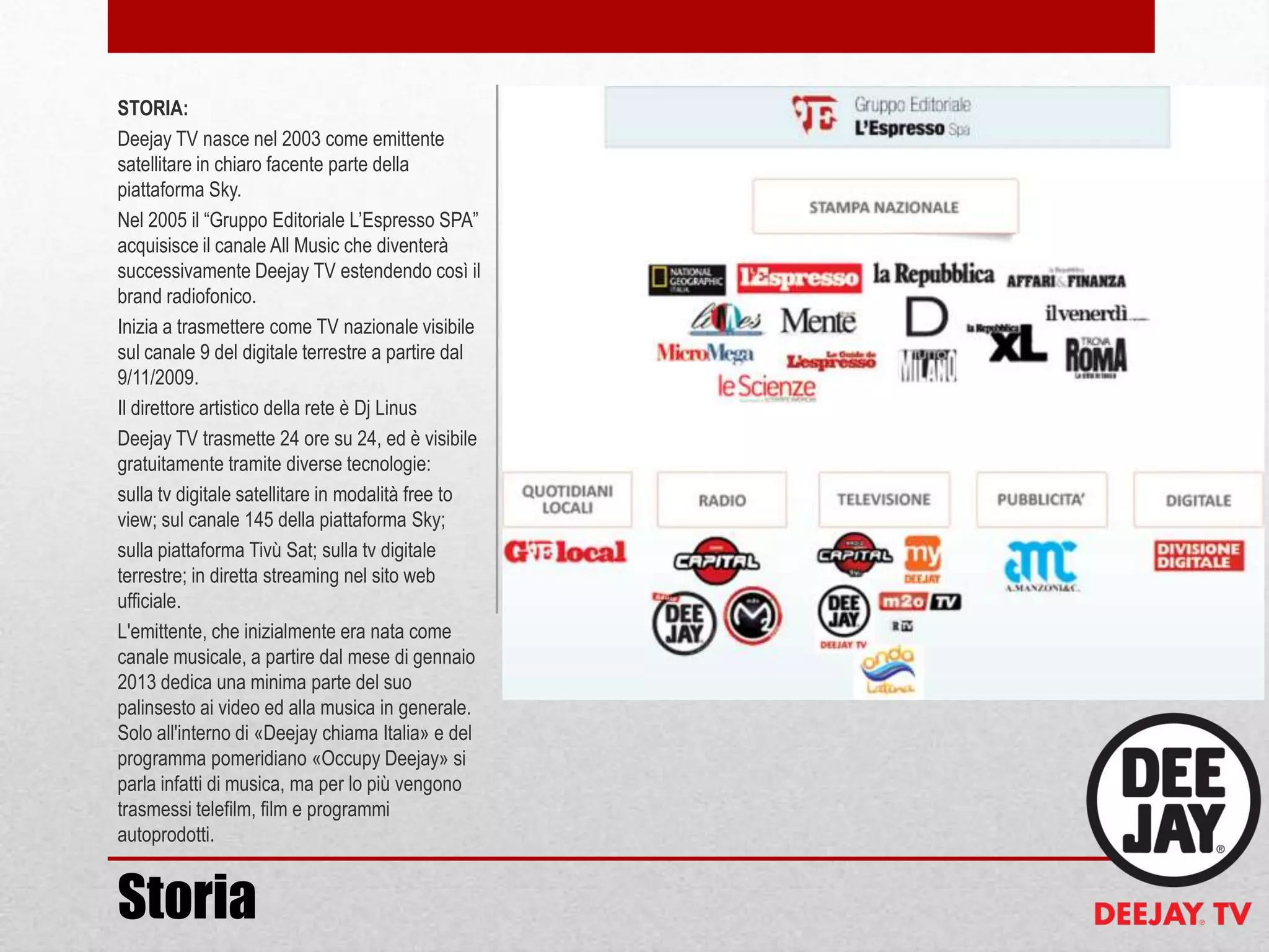 Deejaytv_vito_amendola_ pa1 | PPT