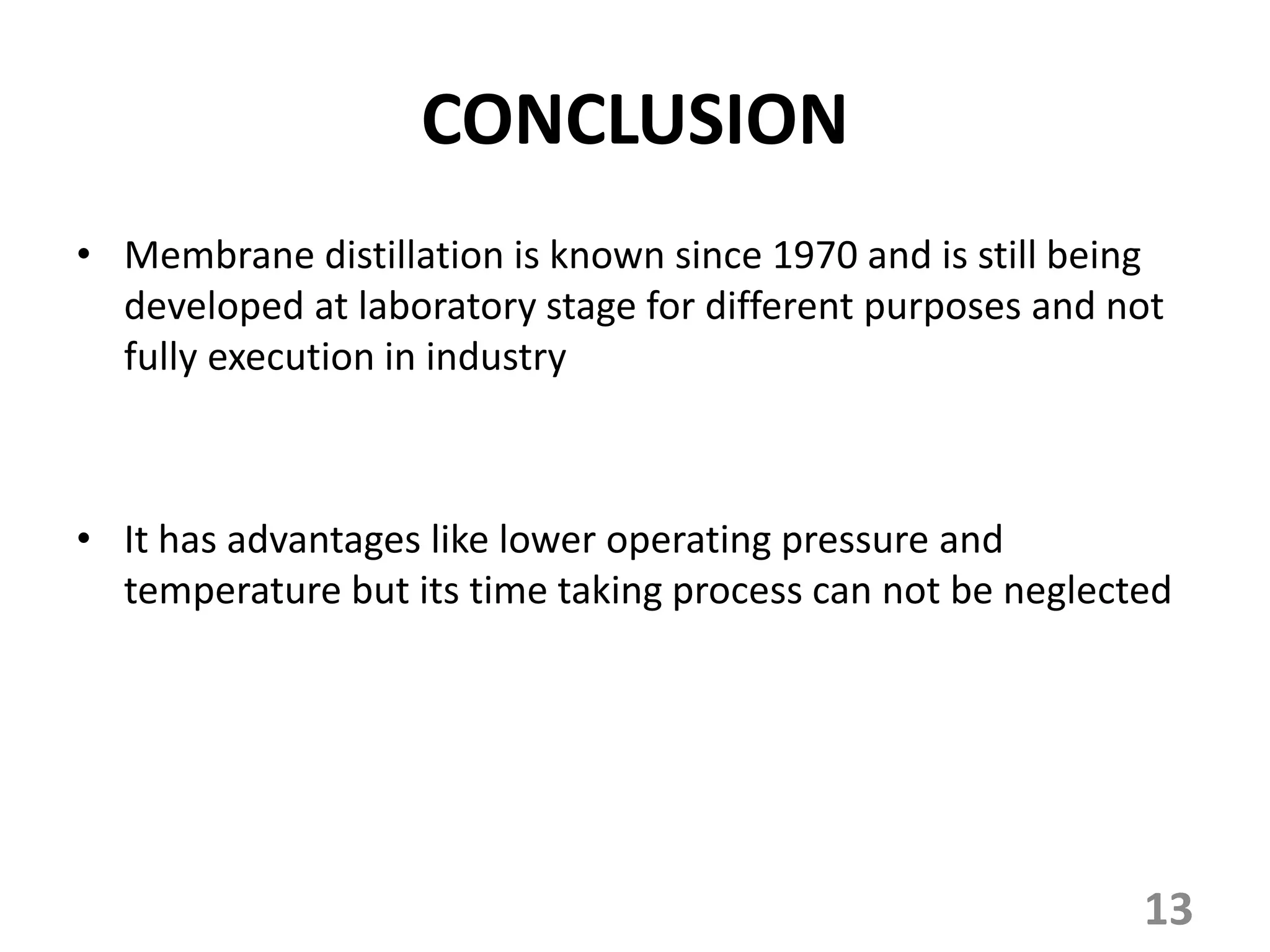 Deeksha membrane distillation | PPTX