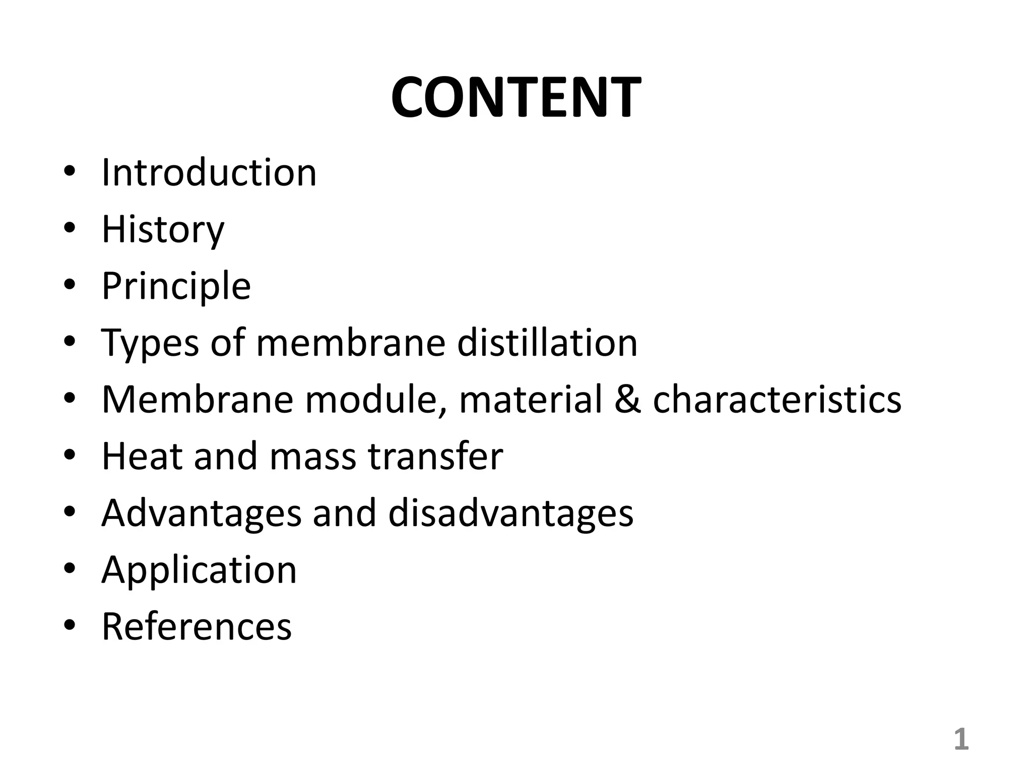 Deeksha membrane distillation | PPTX