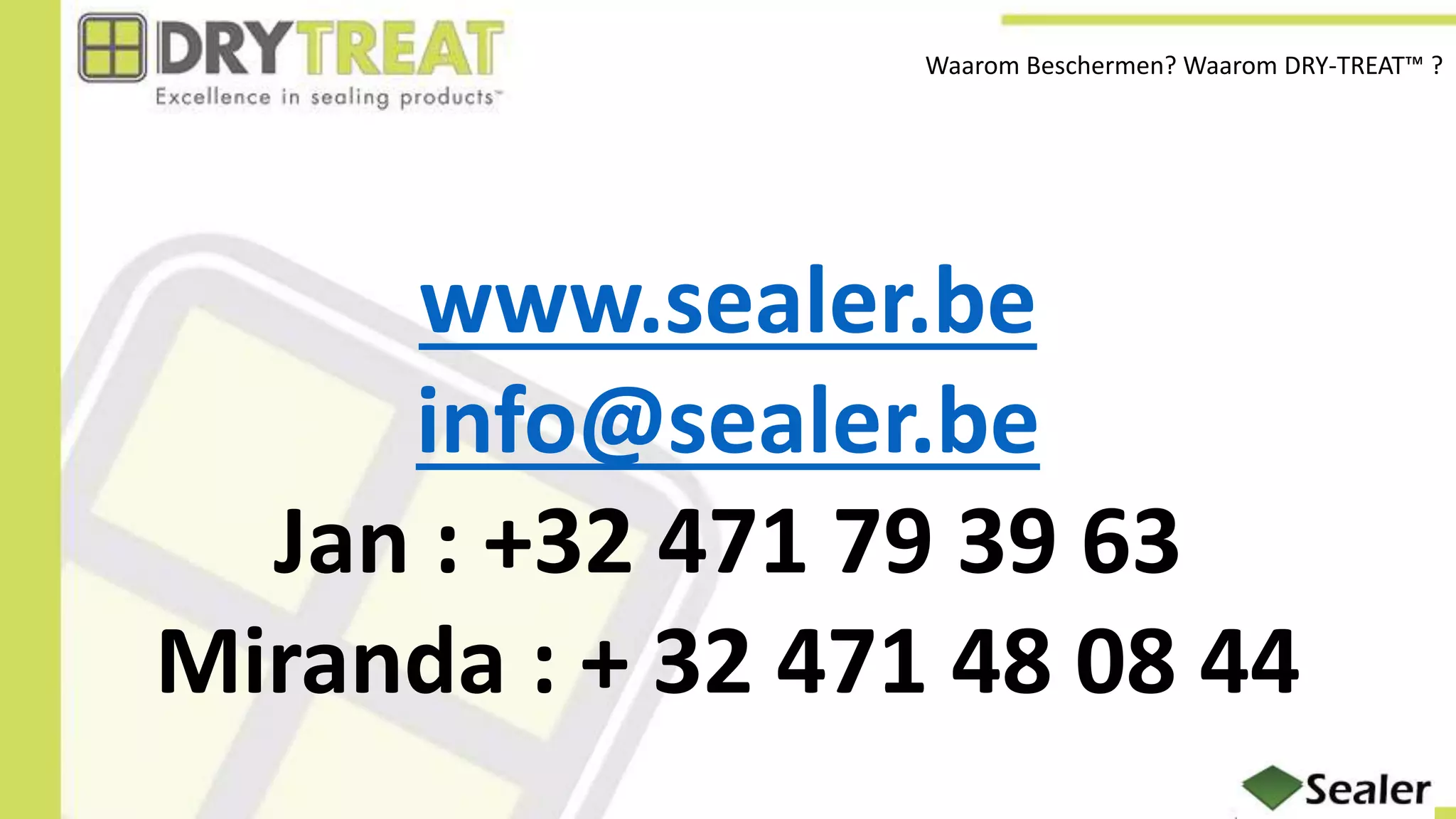 Deel 1 waarom beschermen | PPT