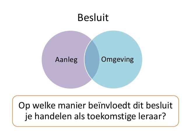 Deel 1 nature, nurture, zelfbepaling | PPTX