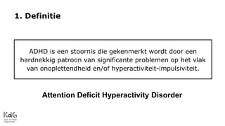 Deel 4 adhd | PPTX | Brain and Nervous System Disorders | Diseases and Conditions