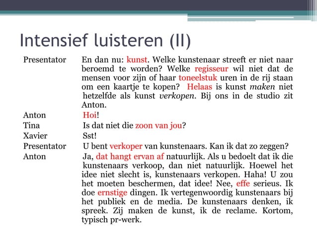 Deel 6 (soap) | PPTX