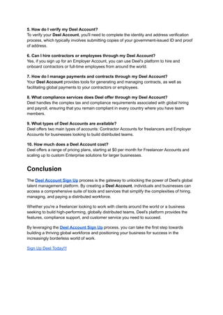 Deel Account Sign Up_ Your Gateway to Global Talent Management.pdf