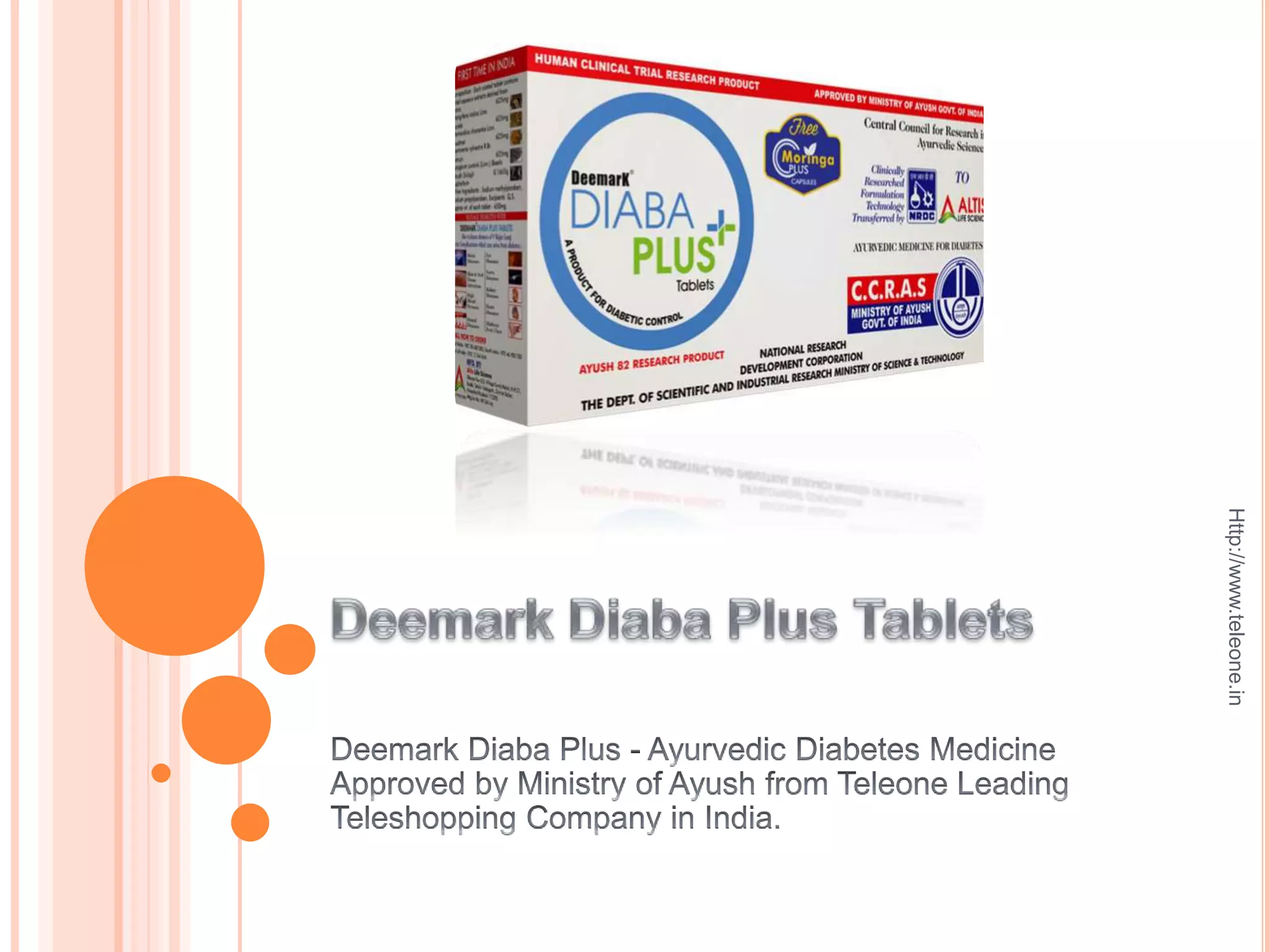 Deemark Diaba Plus - Ayurvedic Diabetes Medicine Approved by Ministry ...
