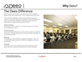 Deeo Design and Engineering - Why Deeo presentation | PPT