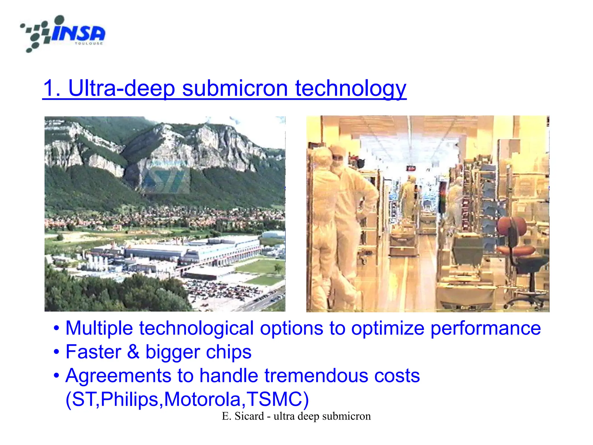 Ultra deep submicron technologie_INSA.ppt | Physics | Science