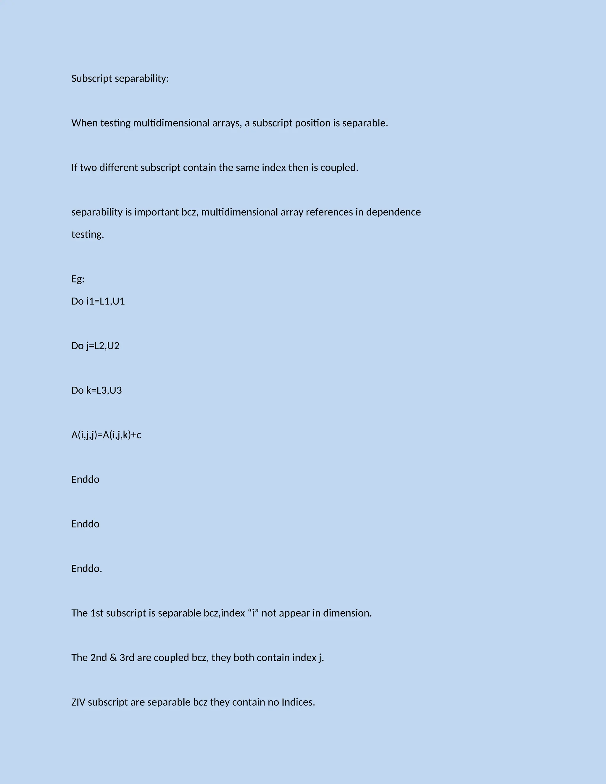 Subscript Separability and Partitioning. | DOCX