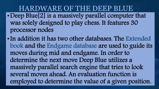 Deep blue and how it works (CHESS) | PPT