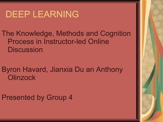 Deep Learning | PPT
