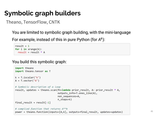 Deep Learning and Automatic Differentiation from Theano to PyTorch | PDF