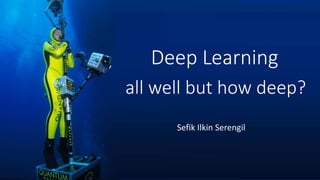 Deep Learning, all well but how deep? | PPT