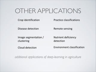 Deep Learning In Agriculture | PDF