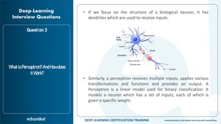Deep Learning Interview Questions and Answers | Edureka | PDF