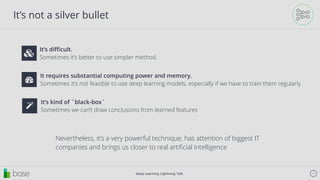 Deep Learning Lightning Talk | PDF
