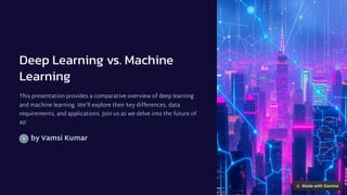 Deep Learning vs Machine Learning | IABAC | PPT