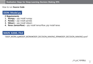 Deep learning decision making with rpa | PPT