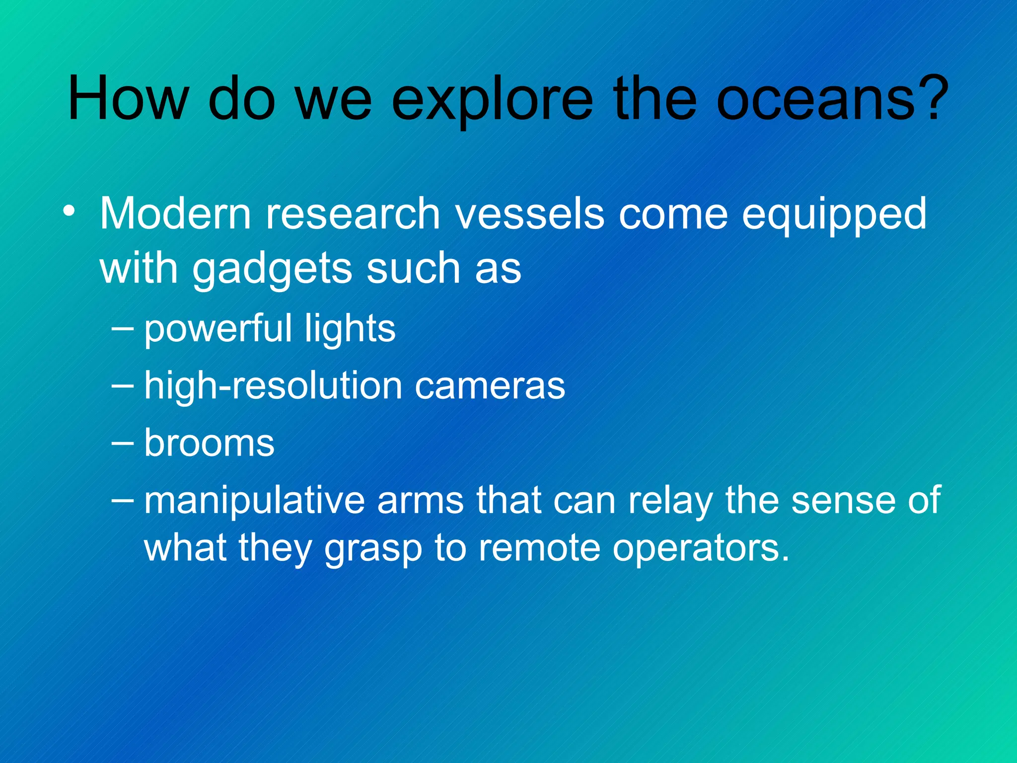 Deep Oceans | PPT