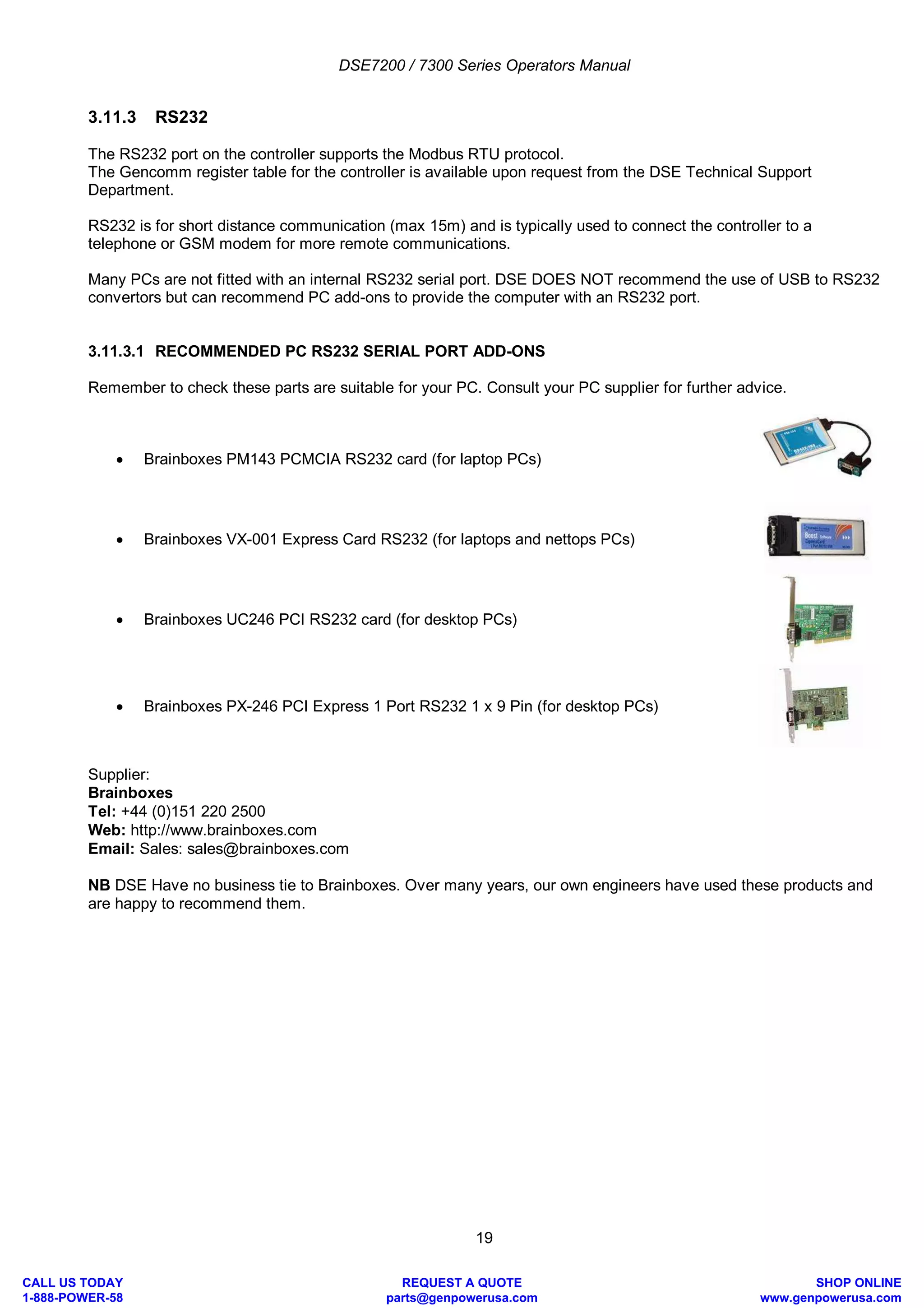 DEEP-SEA-7320-MANUAL.pdf | Computer Peripherals | Computing