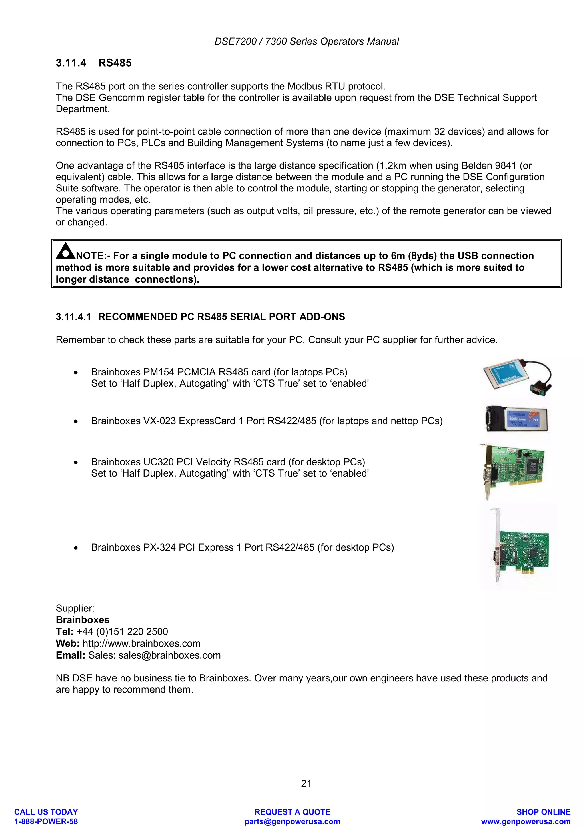 DEEP-SEA-7320-MANUAL.pdf | Computer Peripherals | Computing