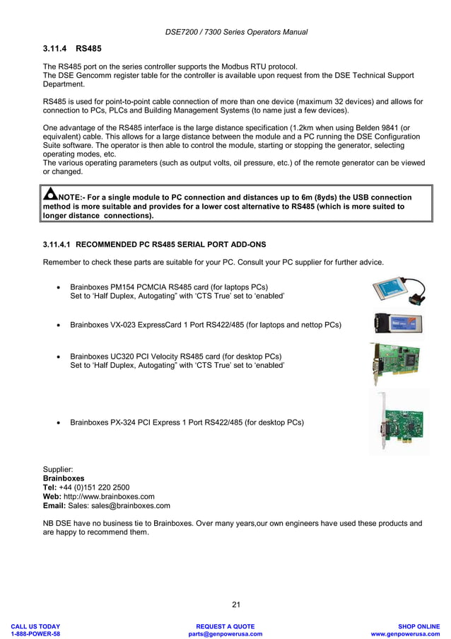 DEEP-SEA-7320-MANUAL.pdf | Computer Peripherals | Computing
